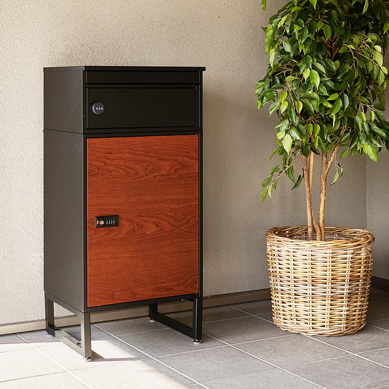 【在庫品】宅配ボックス スチール炭素鋼 玄関庭 一軒家一戸建て LPS-4991