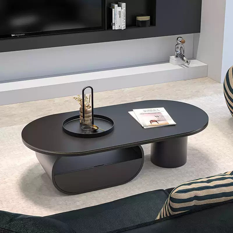 おしゃれなセラミック天板のリビングローテーブル fel-3059